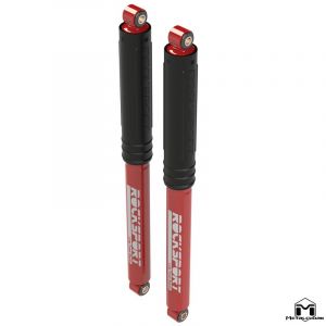 MetalCloak RockSport RED Long Travel Shock Rear Pair for 20+ Jeep ...