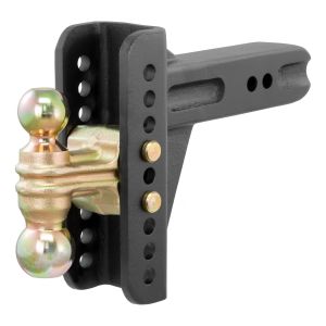 Buy Curt Manufacturing Adjustable Channel Mount with Dual Ball (2-1/2 ...