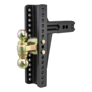 Buy Curt Manufacturing Adjustable Channel Mount, Dual Ball (2-1/2 ...