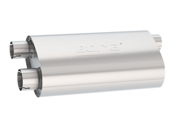 Buy Borla Specialty Muffler - Transverse Flow Notched Neck Muffler 400498