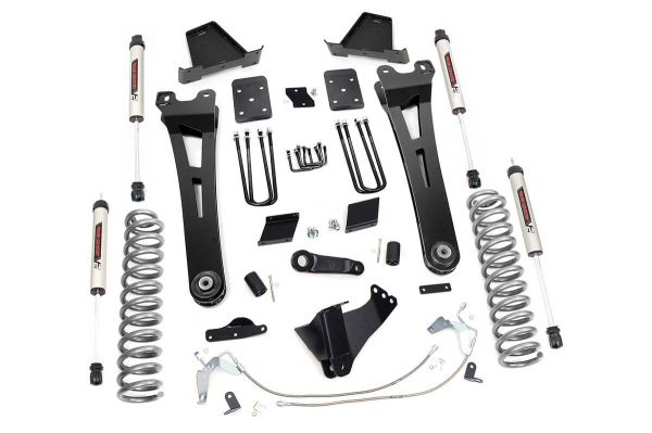 Buy Rough Country 6 Inch Lift Kit Diesel Radius Arm No OVLD V2 For 15 ...