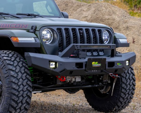 IRONMAN 4x4 Raid Full Length Front Bumper for 18+ Jeep Wrangler JL, JLU ...