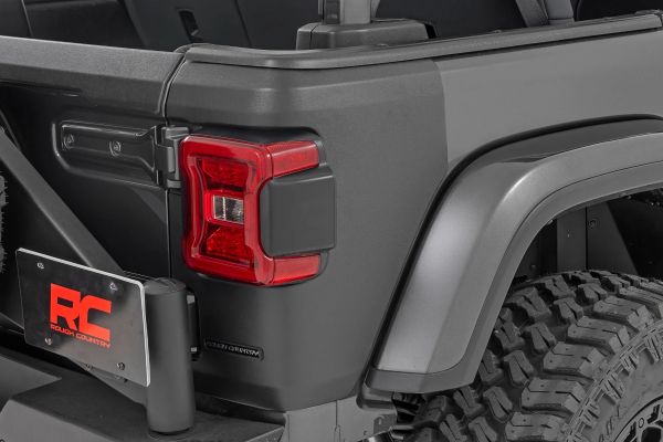 Rough Country Trail Cladding Rear Corners for 18+ Jeep Wrangler JL, JLU ...