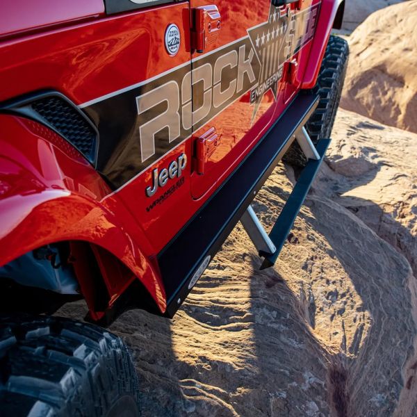 Rock Slide Engineering for 26+ Jeep Wrangler JLU BD-SS-302-JL4