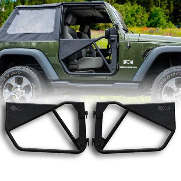EZ 4X4 Phantop Aluminum Tube Doors Front for 18+ Jeep Wrangler JL & 20 ...