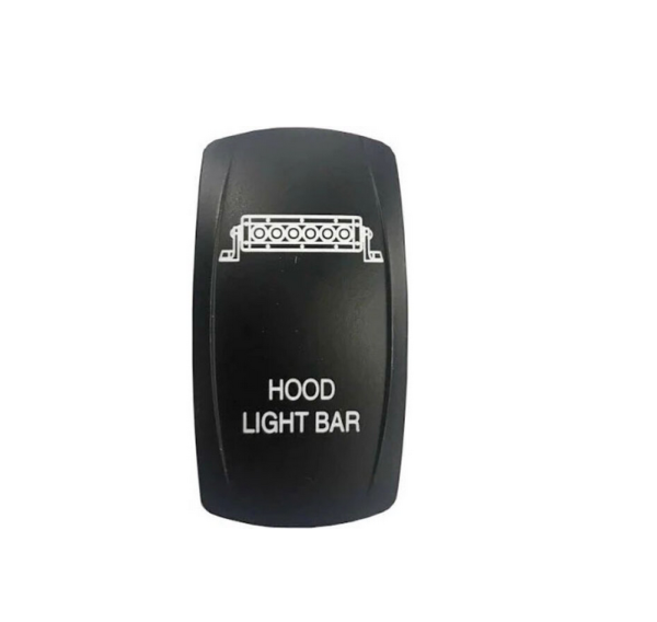 sPOD Hood Light Bar Rocker Switch for 07-18 Jeep Wrangler JK, JKU ...