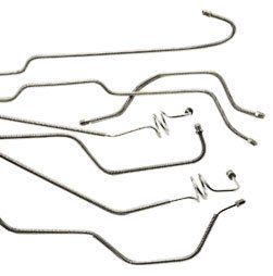 Classic Tube Pre-Formed Stainless Steel Brake Line Kit for 76-80 Jeep ...
