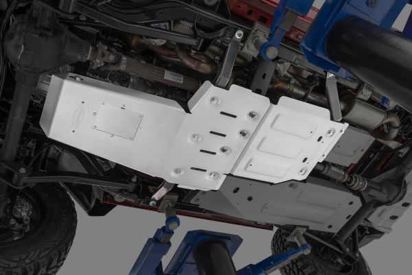 Buy Quadratec Aluminum Modular Engine & Transmission, and Transfer Case Skid Plates for 07-18 ...