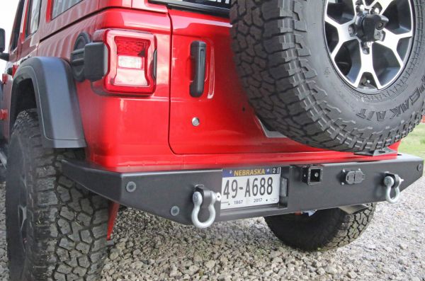 Rock Hard 4X4 Patriot Series Rear Bumper for 18+ Jeep Wrangler JL, JLU ...