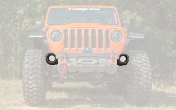 Rugged Ridge Venator Front Bumper Stubby Ends for 18+ Jeep Wrangler JL ...